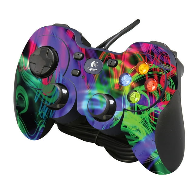 Skin Decal Wrap Compatible With Logitech Gamepad F310 Sticker Design ...