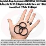 Captain O-Ring Replacement BC3Z8590F, DR3Z8566B O-Rings for Ford 5.0L ...