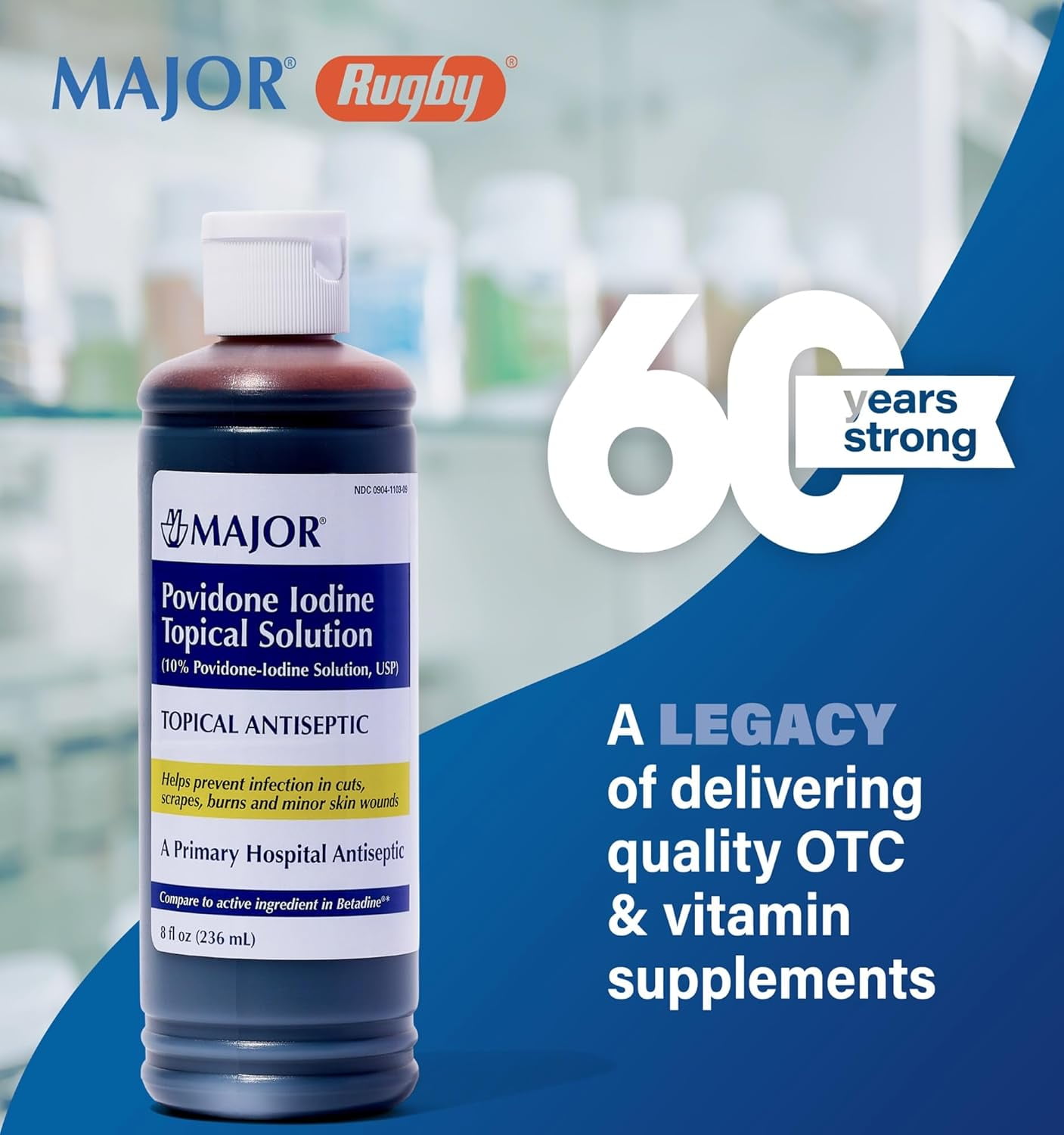 Major Povidone-Iodine Solution 10% 8 Fl Oz | Nepal | Ubuy