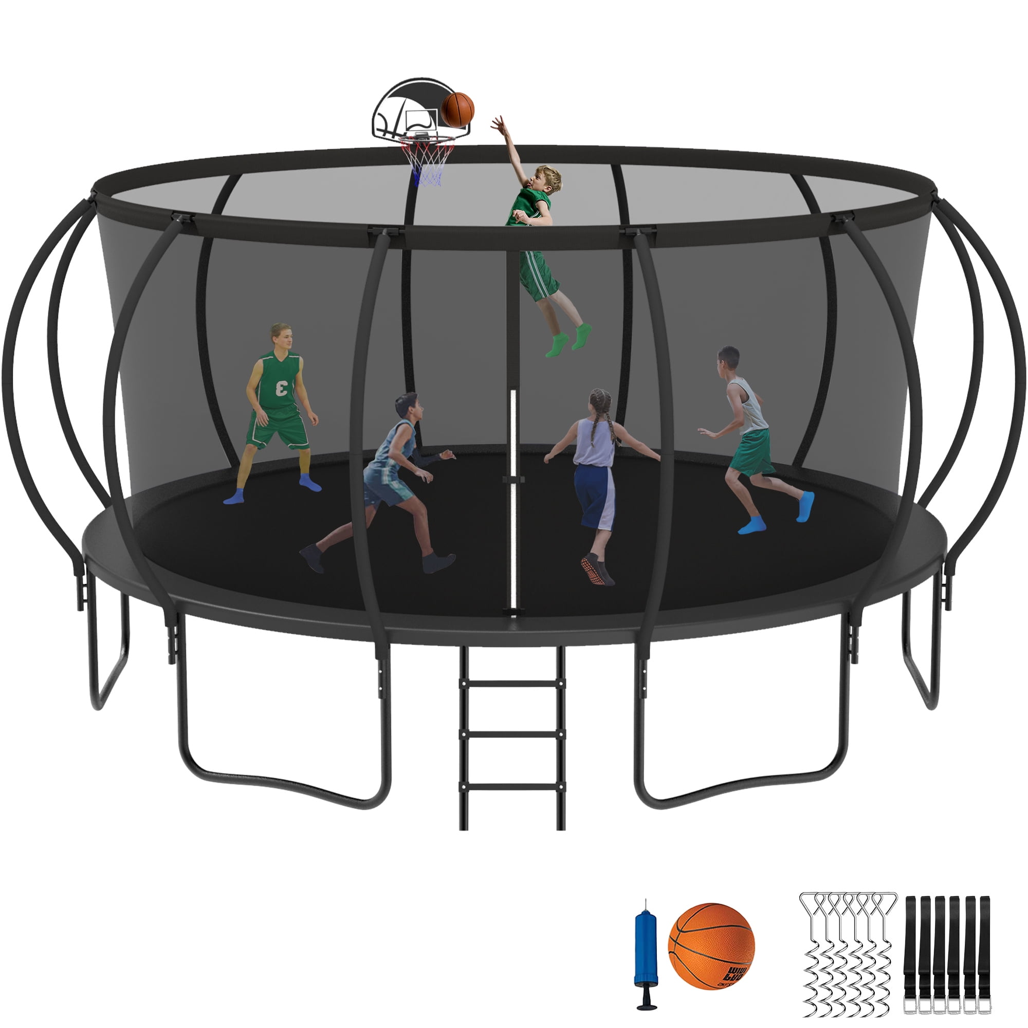 Click here for Jump Into Fun Trampoline 12 14 15 16ft  1500lbs Tr... prices