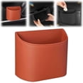 1Pc Leather Car Trash Can, Space Saving Hanging Car Garbage Bin ...