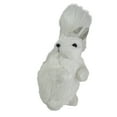 9" White Squirrel with Silver Gems Christmas Tabletop Decoration ...