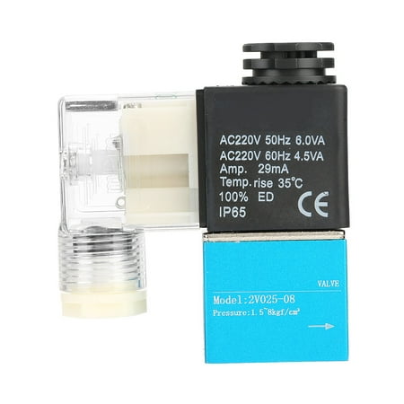 Solenoid Valve 2V025-08 G1/4" Two Position Two Way Electromagnetic ...