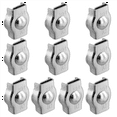 10Pcs Clamps, Wire Cord Clamps, Stainless Steel 304 Cable Clamps, Wire ...