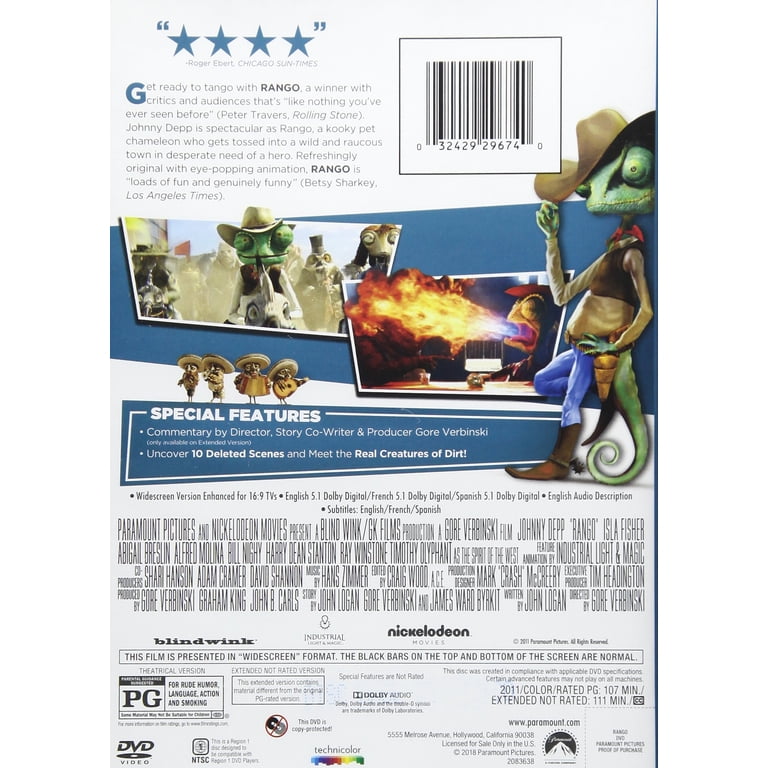 Dvd Rango Animation Mentor Newsletter