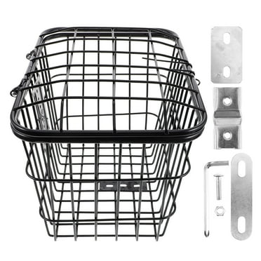 Style Up Your E-Bike Bicycle Basket Liner, Bike Rear Rack Wire Basket ...