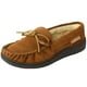 Alpine Swiss Sabine Womens Suede Shearling Moccasin Slippers House ...