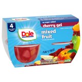 Dole No Sugar Added Mixed Fruit Snack in Cherry Gel, Diced Pineapple ...