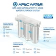 APEC - Super Capacity 3 Stage Under Counter Water Filtration System ...