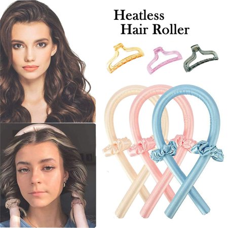 Heatless Hair Curler No Heat Ribbon Hair Roller Curling Rod Headband ...