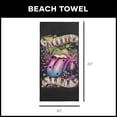The Rolling Stones Tattoo Rainbow Beach Towel 30×60 inches - Walmart.com