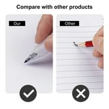 Ballpoint Pens Black Ink, Retractable Ink Writing Pen Office 1mm Ball ...