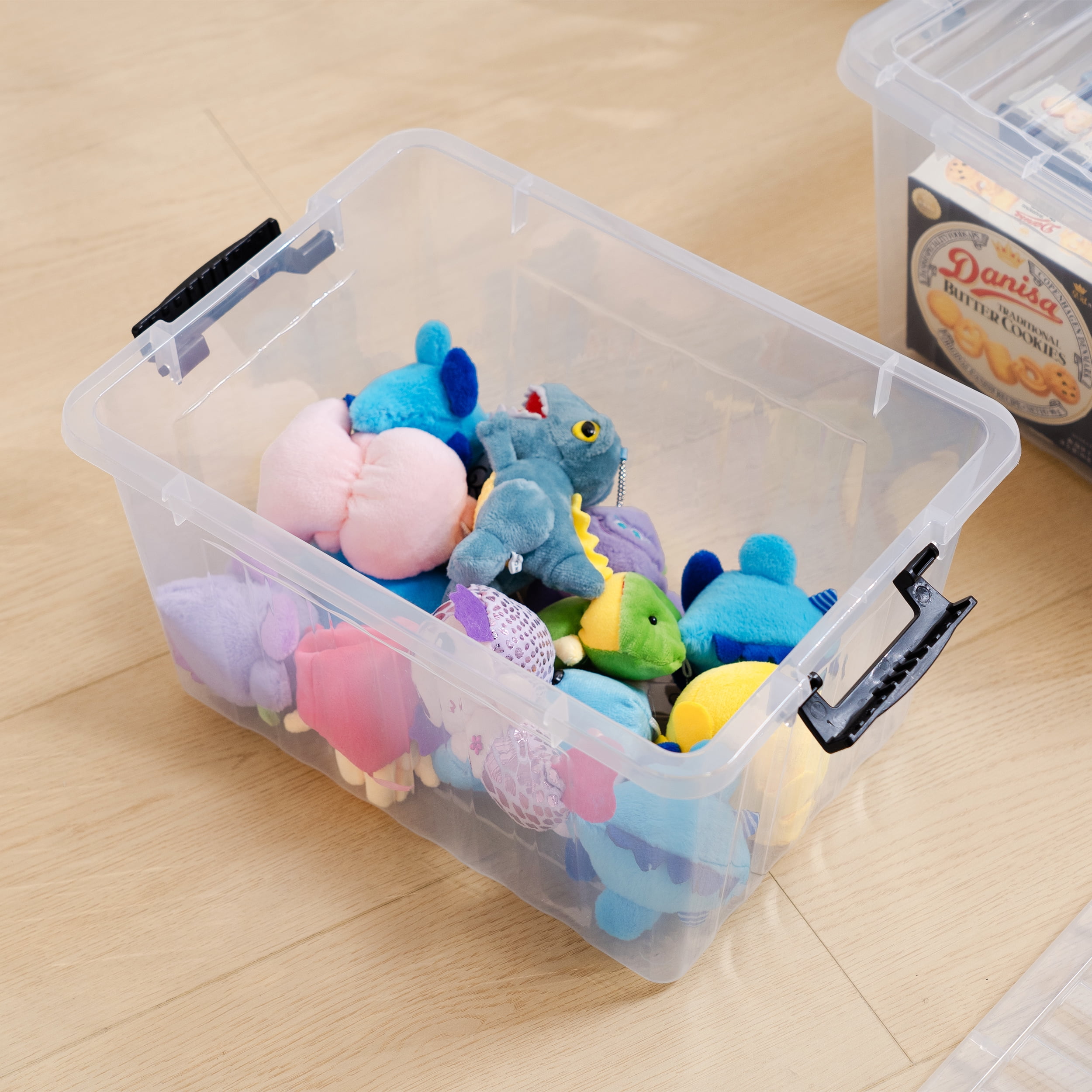 Kerhouze 22 Qt Clear Storage Bins with Lids Plastic Kerhouze 22 Qt Clear Storage Bins with Lids Plastic