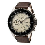 Fossil Men's JR1480 Blue Leather Quartz Fashion Watch with Chronograph ...