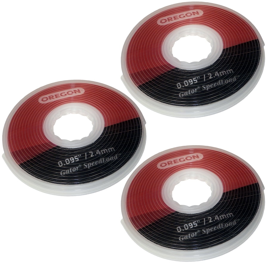 Oregon Genuine OEM Gator SpeedLoad Trimmer Line.095, 3 Pack SM # 24-295 ...