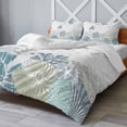 4 Piece Duvet Cover Set Cal king, Sea Turtles Starfish Coral Seashells ...