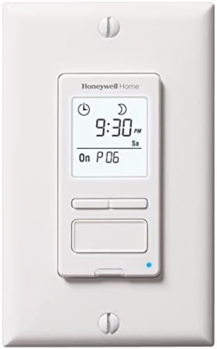 Honeywell RPLS540A ECONOSwitch Programmable Timer Switch, White ...