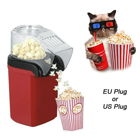 Electric Popcorn Maker Automatic Popcorn Machine Hot Air Popcorn Popper ...