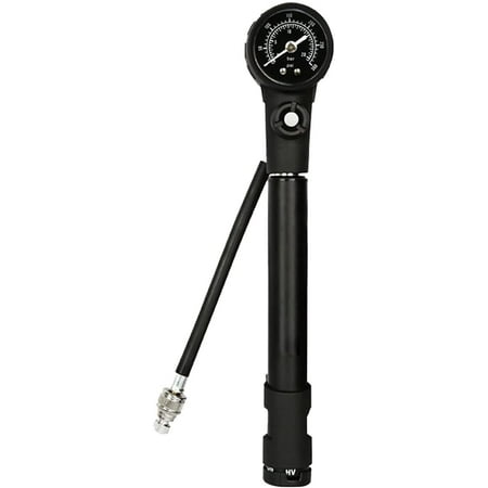 2in1 Bike Tire Pump & Shock Pump for Mountain, 300 PSI High Pressure ...
