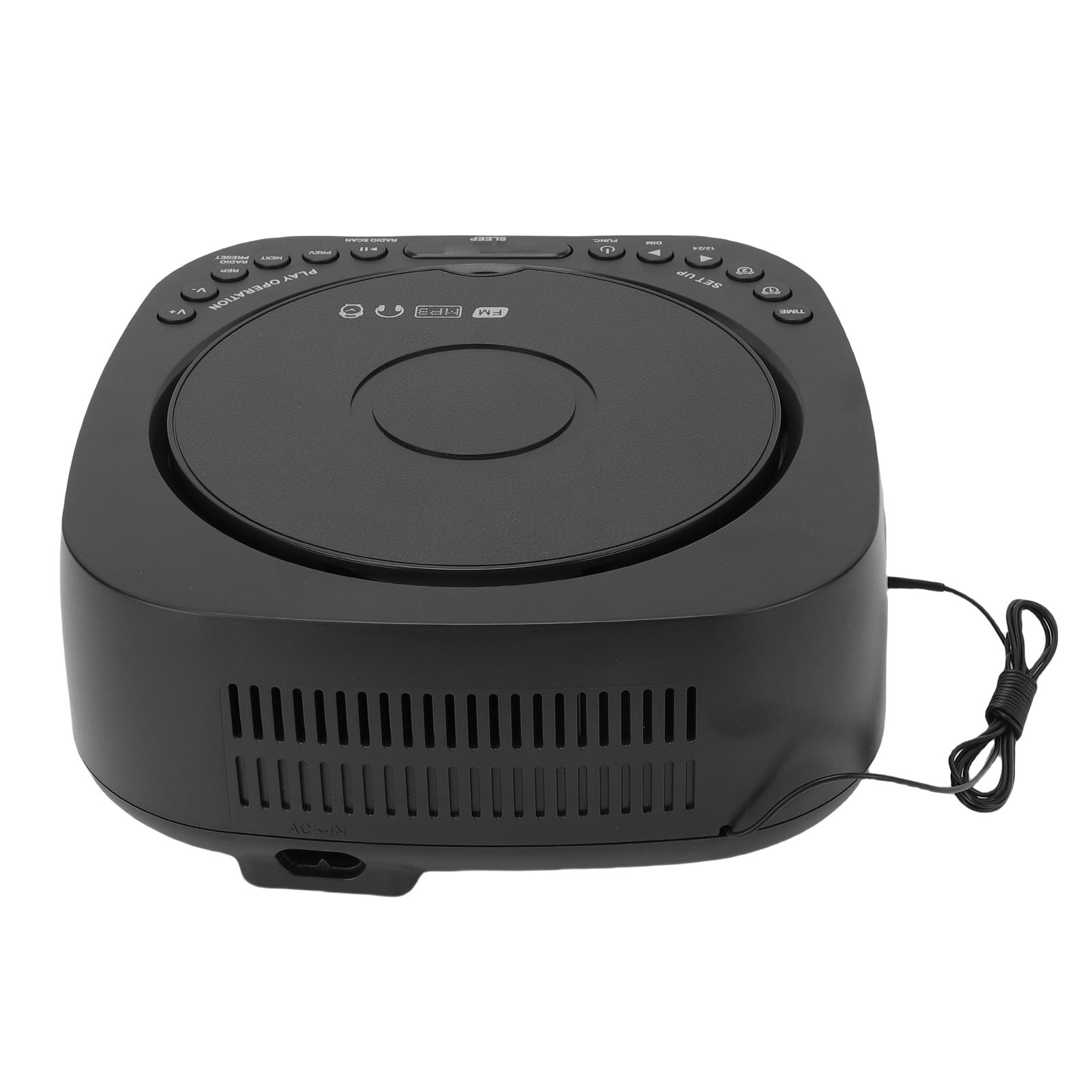 CD Player Alarm Clock Radio, Clock Radio with CD Player with USB ...