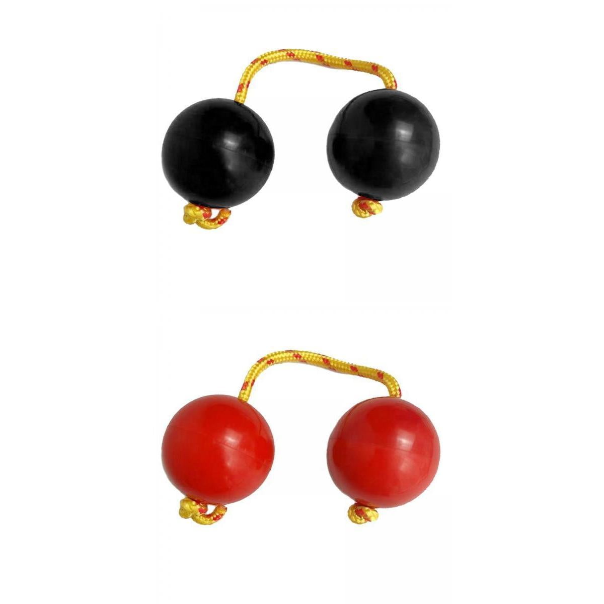 2 Pair African Shaker Rattle Rhythmic Sand Ball Kashaka Instrument ...