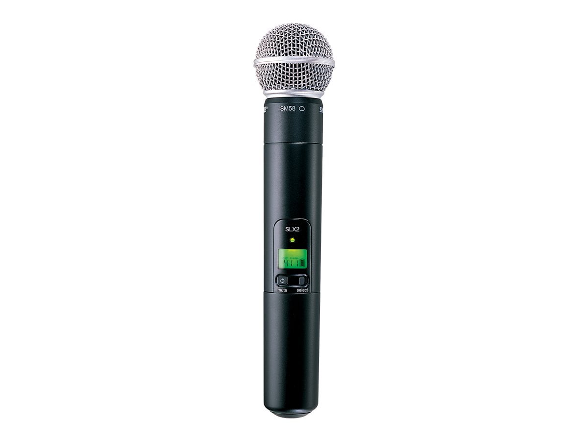 Shure SLX Wireless System SLX2/SM58 - H5 Band - microphone - Walmart ...