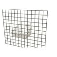 Econoco's Black Sloped-Front Metal Wire Basket for Slatwall, Pegboard ...
