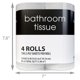 Toilet Paper, 4 Rolls, 150 2-Ply Sheets per Roll - Walmart.com