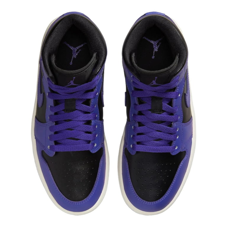 Jordan 1 Mid Women Black/Dark Concord-Sail BQ6472-051 7 Jordan 1 Mid Women Black/Dark Concord-Sail BQ6472-051 7