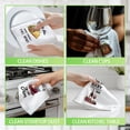 4Pcs 4 Styles Microfiber Cleaning Cloth Kitchen Dishcloths Food ...