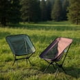 Black Lightweight Portable Folding Camping Chair With X-Frame, 265lbs ...