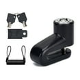 GoFJ Anti-Theft Motorcycle Lock, Compact Aluminum Alloy Disc Brake Lock ...
