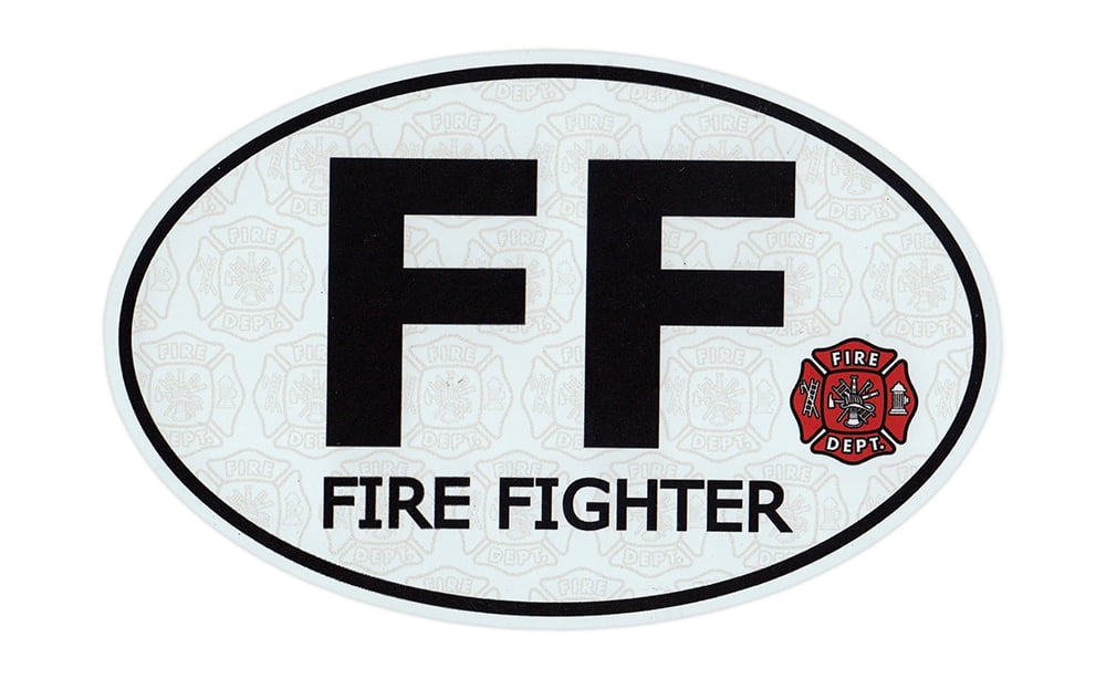 Magnetic Bumper Sticker - Fire Fighter (Fireman, Fire Department ...