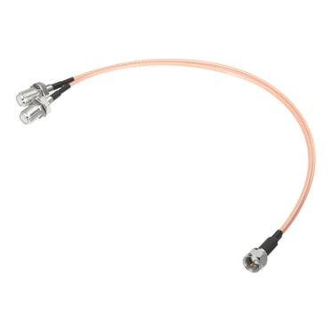 RG6 F Type TV Cable, 1.64ft F Type Male to F Female RG6 Coaxial Cable ...