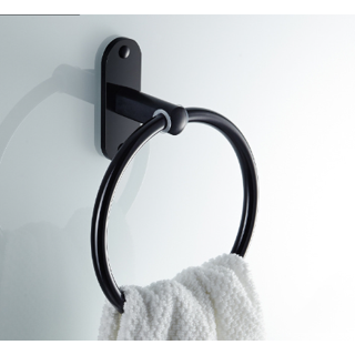 Brushed Gold Bathroom Towel Holder Ring，SUS 304 Stainless Steel Round ...