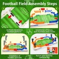 Mini Foosball Table Game, Tabletop Soccer Games Gifts for 3-5 6-8 10-12 ...