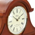 Bedford Clock Collection Mahogany Cherry Mantel Clock with Chimes ...