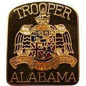 TROOPER ALABAMA PIN, UNITED STATES Patriotic Officially Licensed USA ...