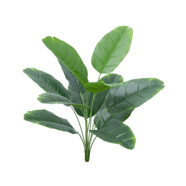 Large Fake Plants Centerpiece Desk Tropical Leaves for Office Shelf ...