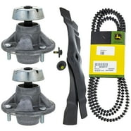 John Deere Spindle and Mower Blade 3 Pack GT245 LX280 AM144377 M143019 ...