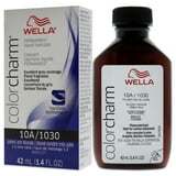 Wella Color Charm Permanent Liquid Haircolor, Palest Ash Blonde 10A, 1. ...