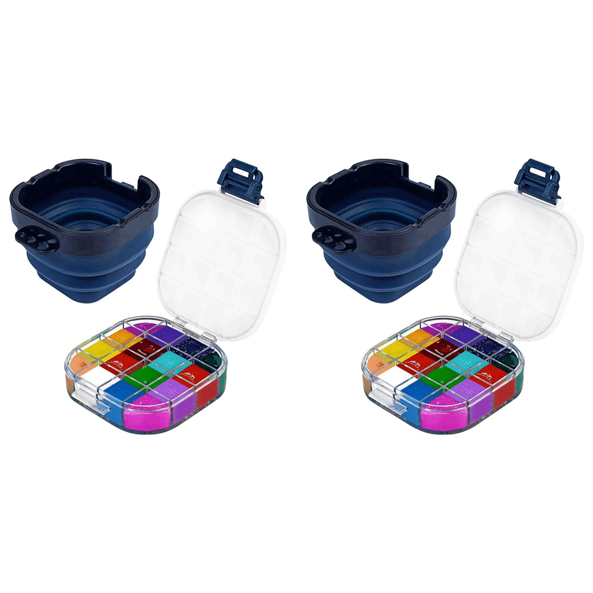 Click here for Unbranded 2x Airtight Paint Saver Storage Palette... prices