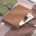 Professional PU Notebook 300 Pages Lined Ribbon Bookmarks Magnetic ...