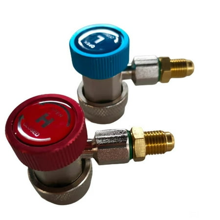 R134A Quick Coupler Connector, Adjustable R134A High Low Quick Coupler ...