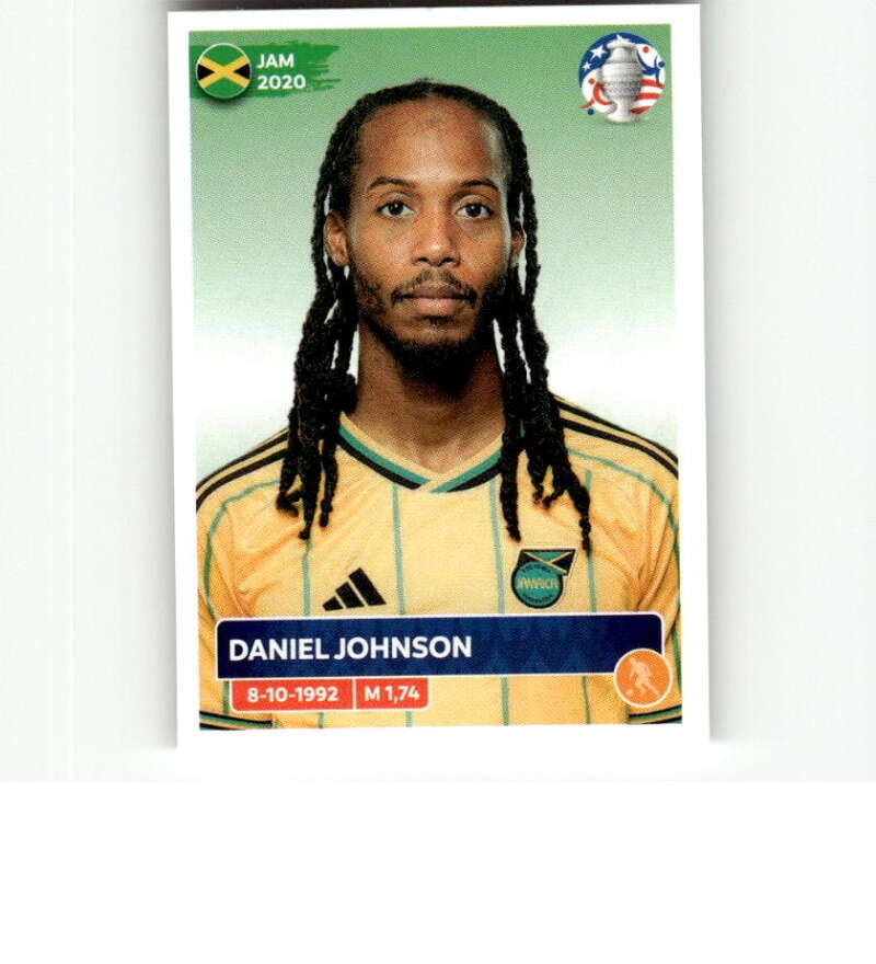 2024 Panini CONMEBOL Copa America Sticker #JAM15 Daniel Johnson Jamaica ...
