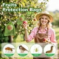 100 Pcs Fruit Protection Bags - Reusable Drawstring Fruit Protection ...