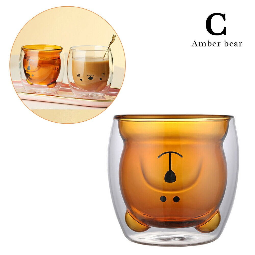 Click here for Duomasumi 2021 Creative Cute Bear Double-Layer Cof... prices