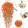 Artificial autumn hanging flowers and plants for outdoor autumn ...