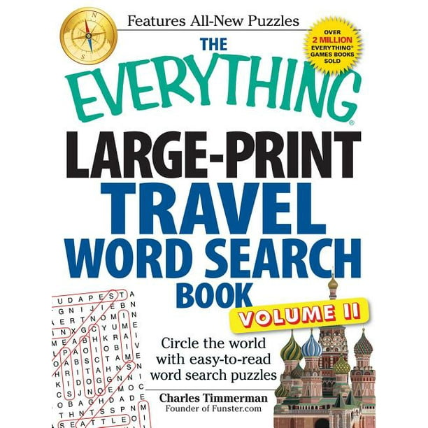 Everything(r): The Everything Large-Print Travel Word Search Book ...
