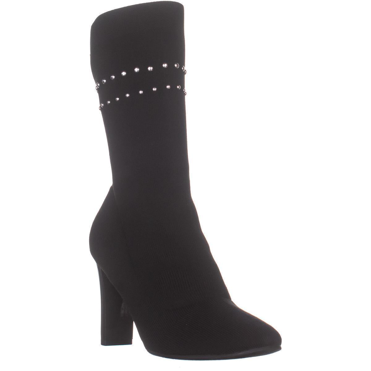 Womens Circus by Sam Edelman Jada Mid Calf Sock Boots, Black - Walmart.com